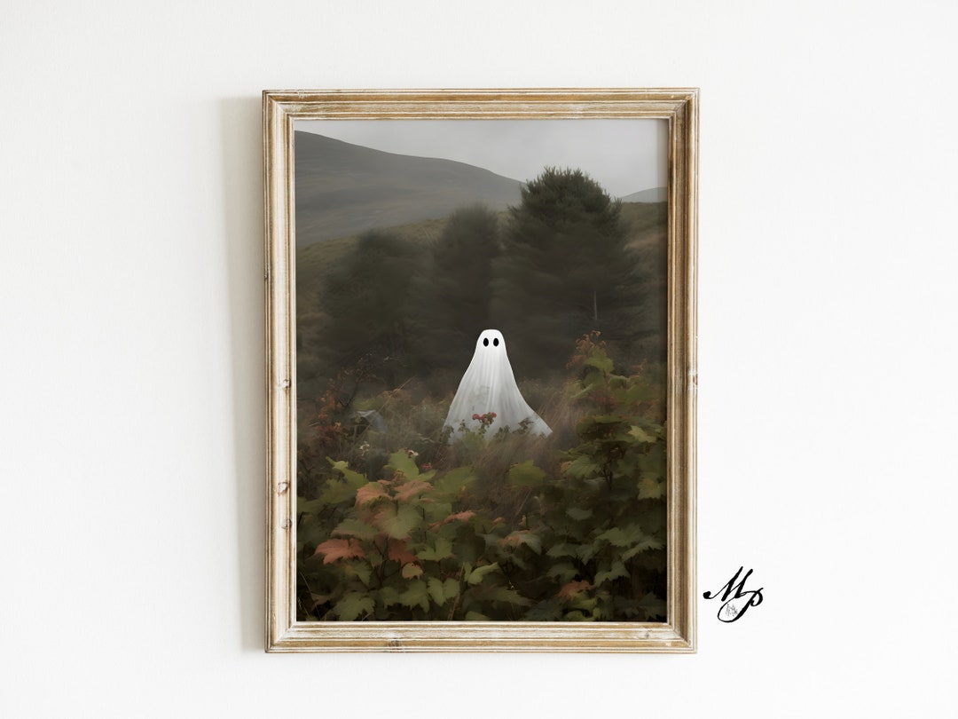Ghost in the Forest - 'A Ghost in the Highlands' - Vintage Poster - Art ...