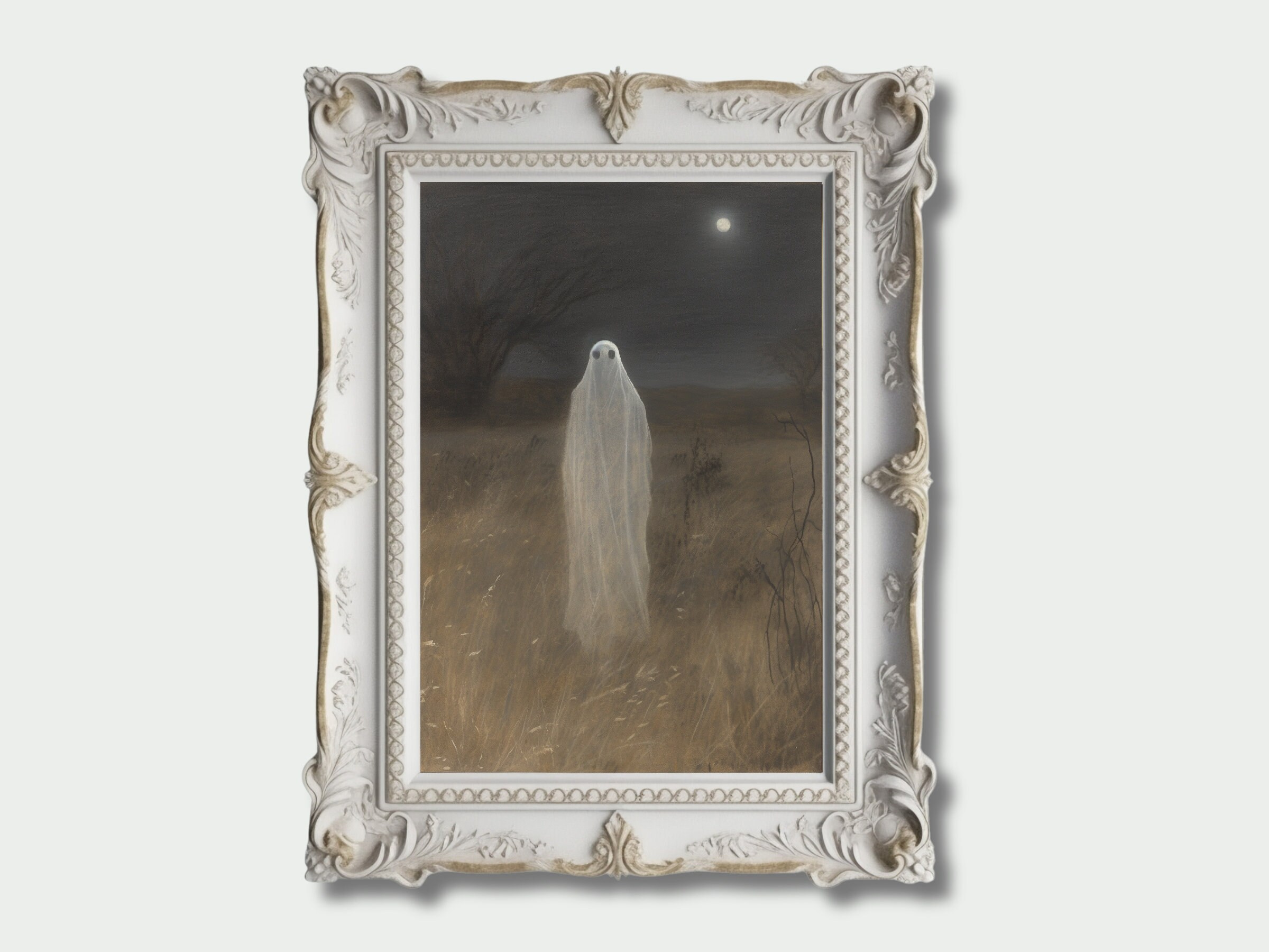Ghost Prints Set, Macabre Wall Art, Dark Academia Decor (digital ...