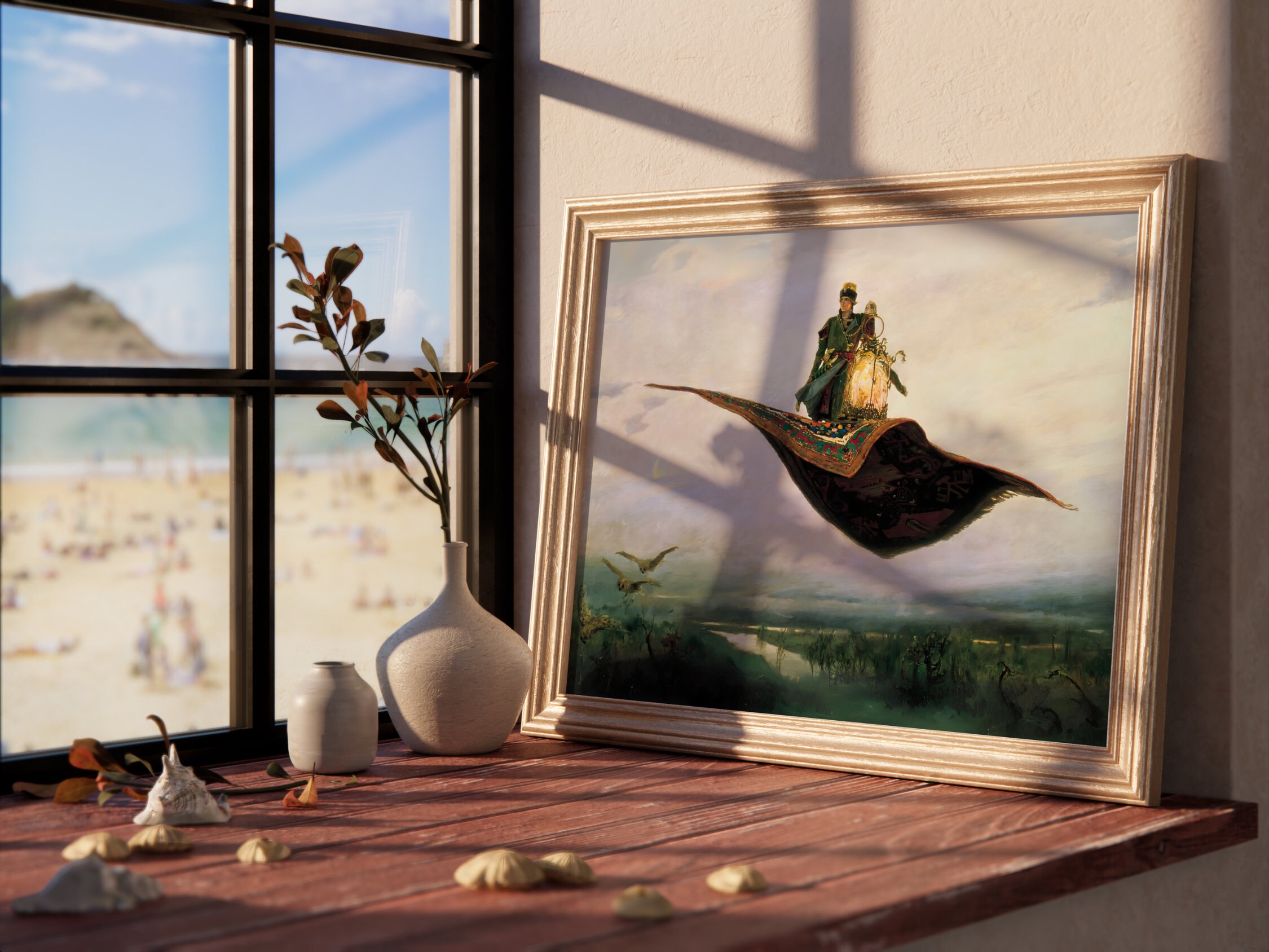 Magic Carpet Mythology Vintage, Occult Poster, Gothic Home Decor ...