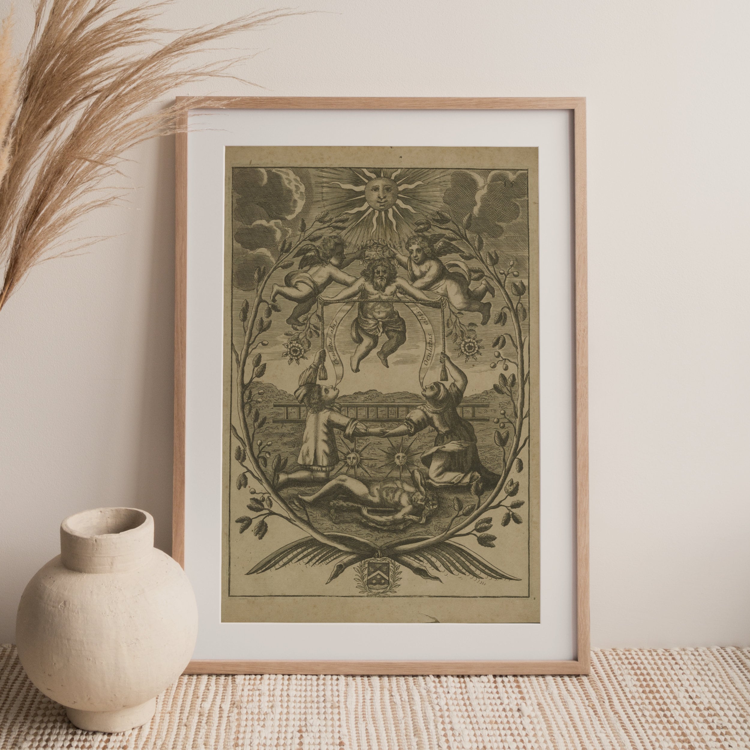 Mutus Liber Alchemie Druck – Vintage alchemistische Illustration ...