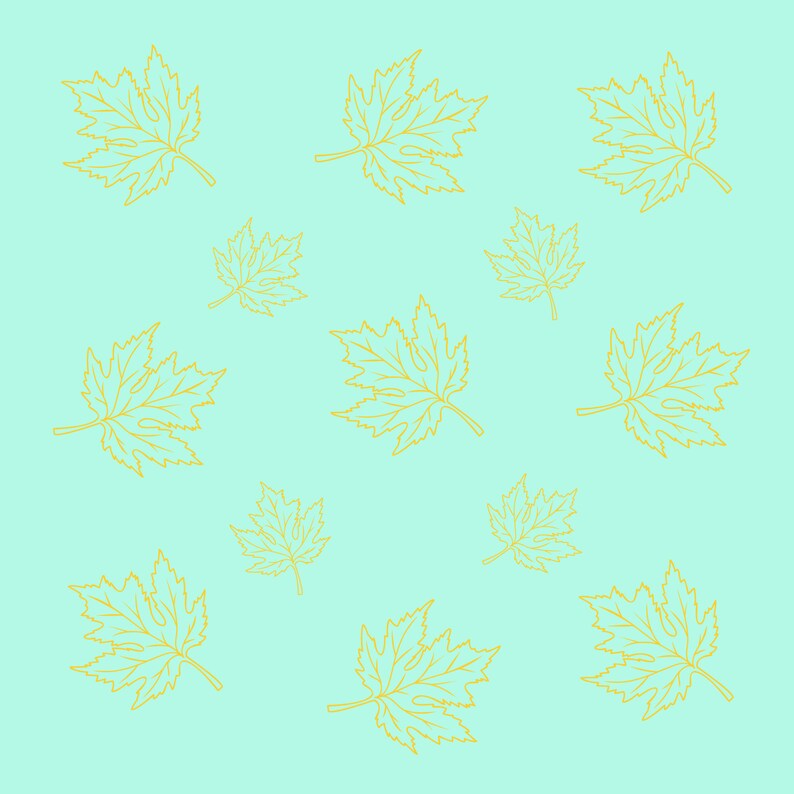 Leaf Cut File Bundle, Fall Leaf Outlines, Leaf SVG Cutting Files, Leaf ...