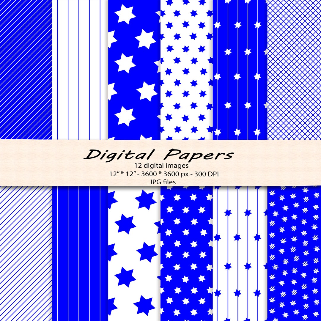 Stars Seamless Pattern, Digital Paper, Star Background, Scrapbook Paper ...