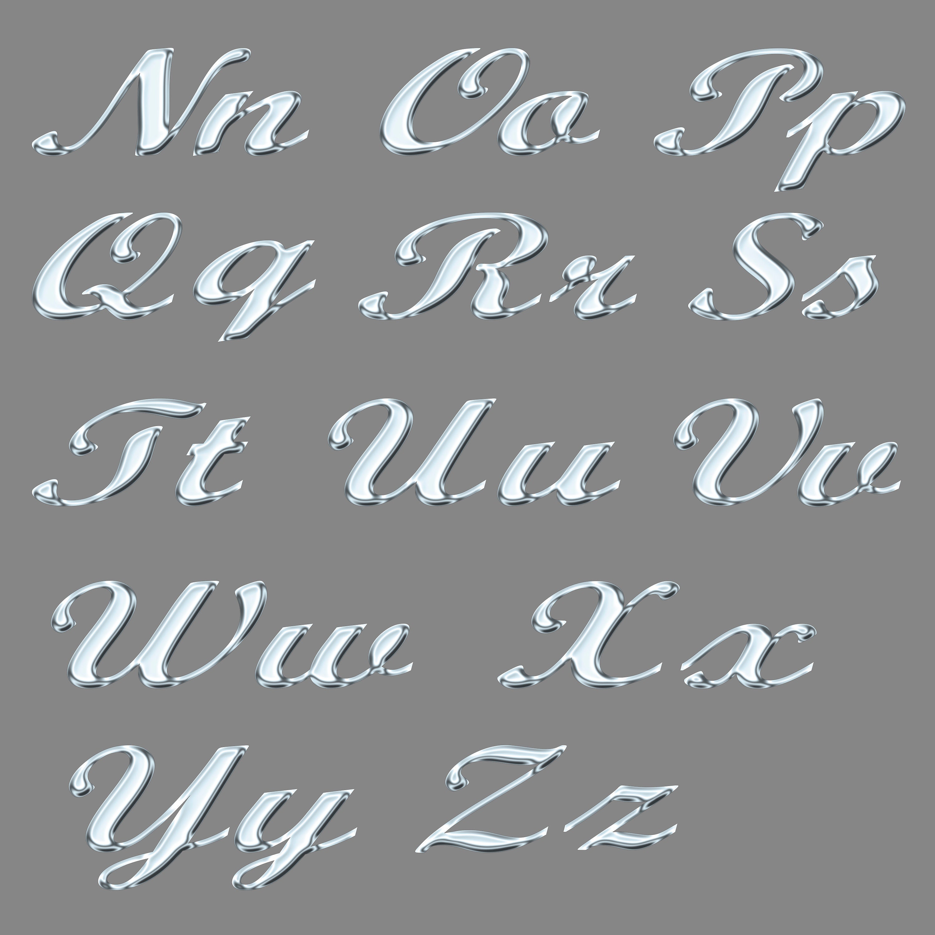 Metallic Alphabet Gold and Silver Clip Art Metallic Numbers - Etsy