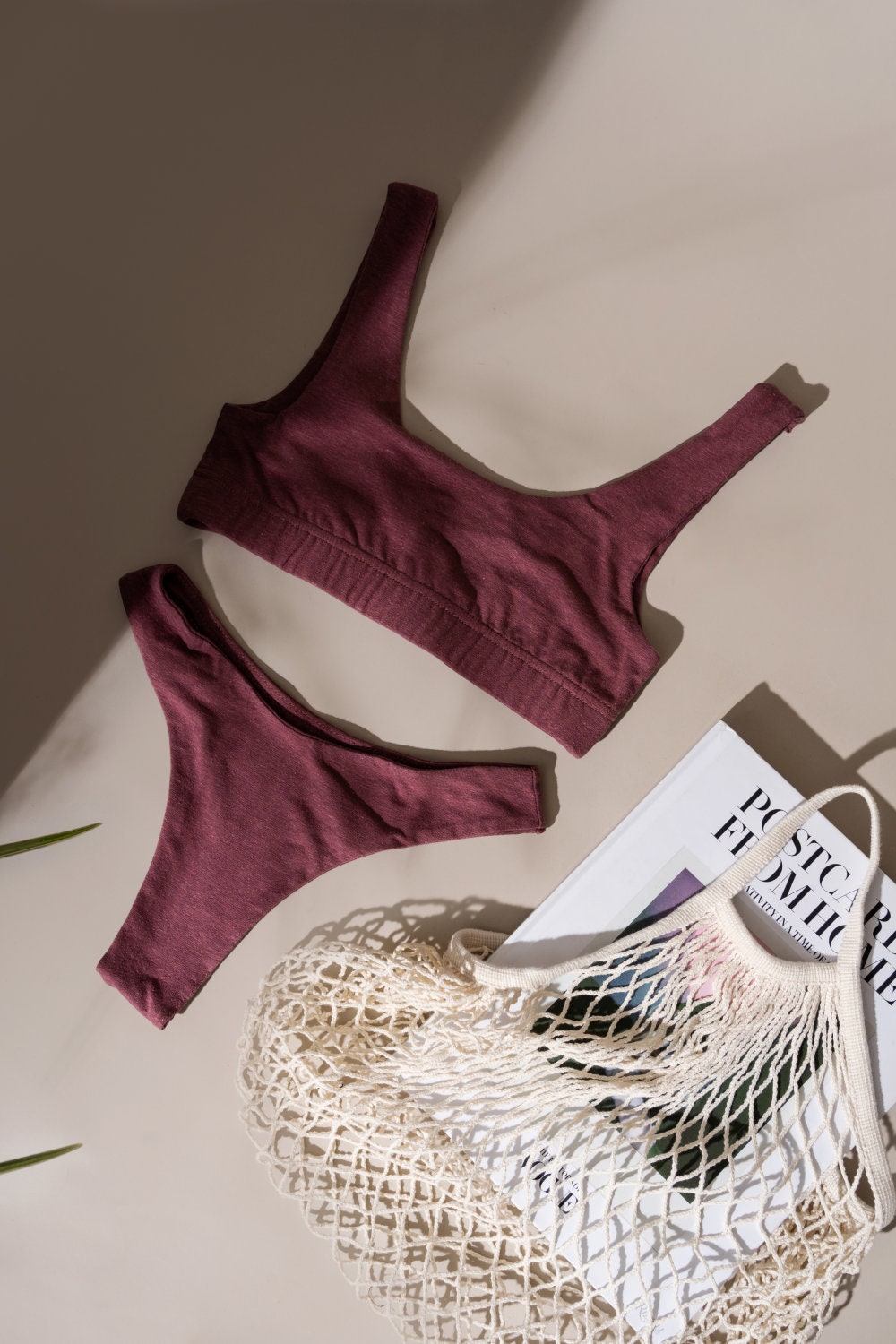 Hemp Organic Cotton High Rise Thong for Women Underwear Ethical Hemp ...