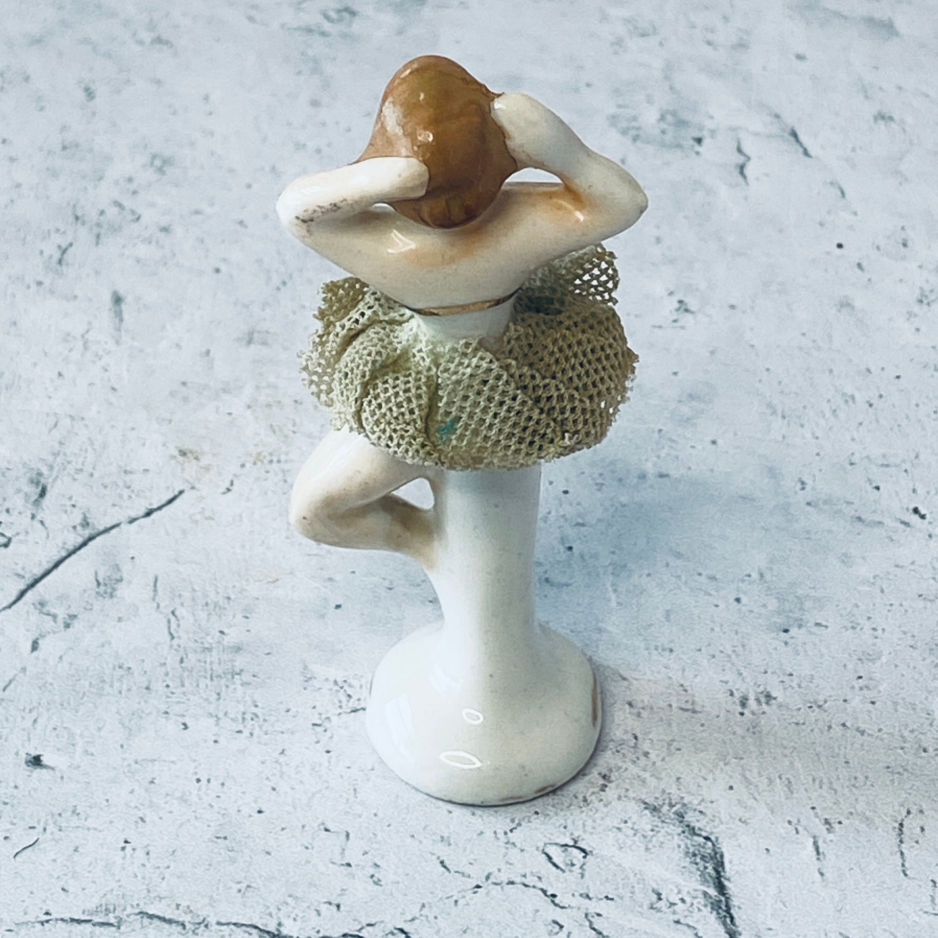 Vintage Japan Mini Porcelain Dancing Ballerina Figure, Collectible ...