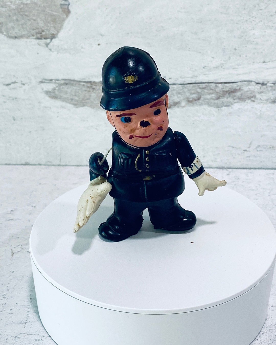 Vintage 1930's Celluloid British Bobbie Policeman/cop Doll, Japan ...