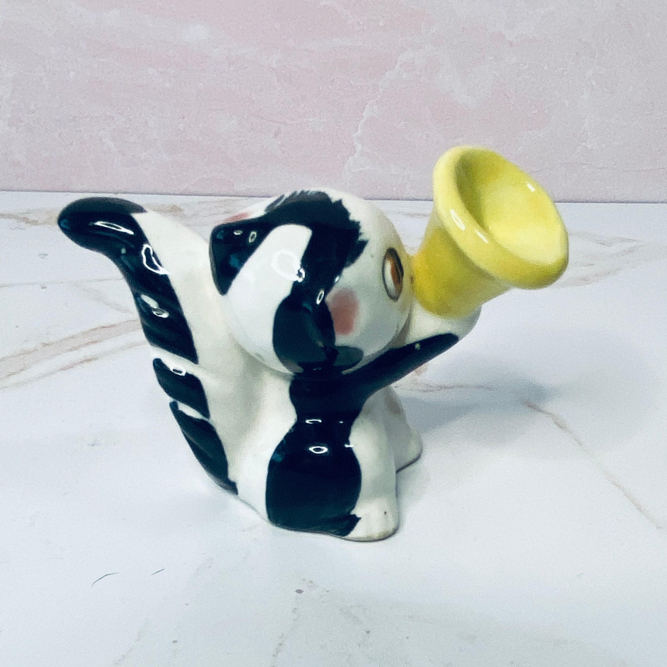 Vintage Japan Anthropomorphic Mini Skunk Playing the Tuba Porcelain ...