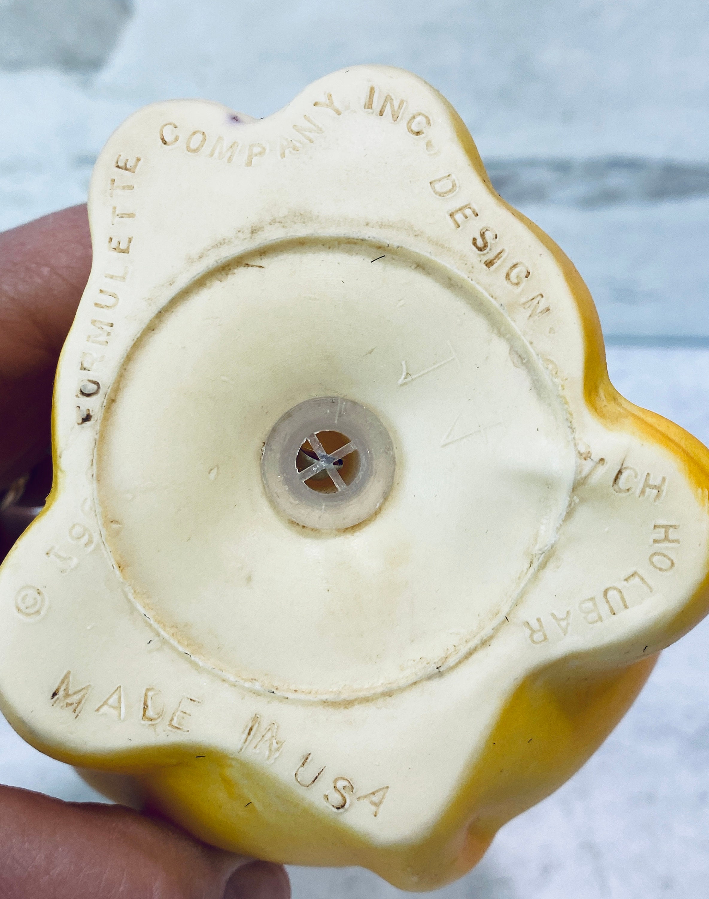 Vintage 1962 Formulette Rubber Lion Squeak Toy, Yellow, USA - Etsy