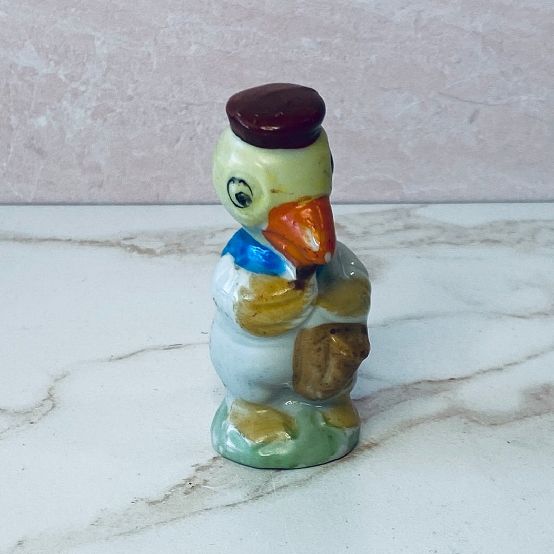 Vintage Japan Anthropomorphic Duck Playing Saxophone Figurine ...