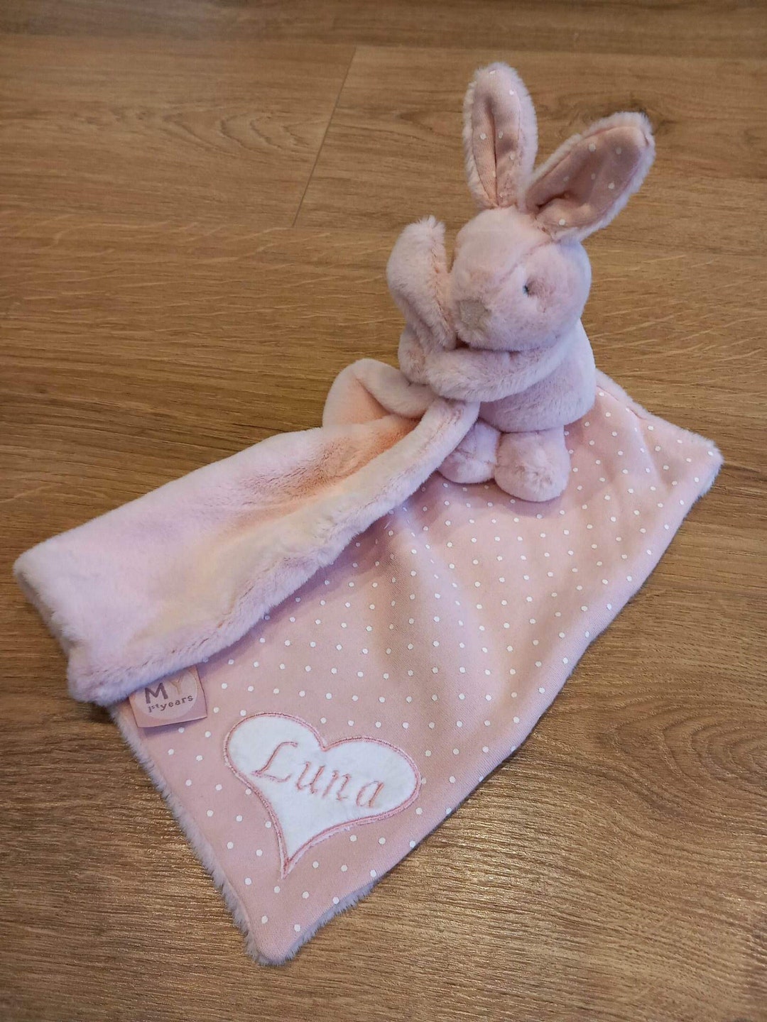 Personalised Baby Bunny Comforter, Baby Snuggle Bunny, My 1st Years ...