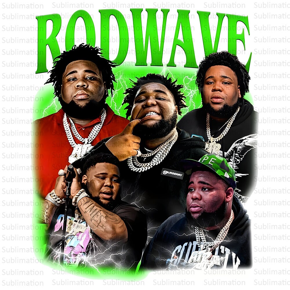 Rod Wave Sublimation PNG, Rod Wave Sublimation Design, Tshirt PNG ...