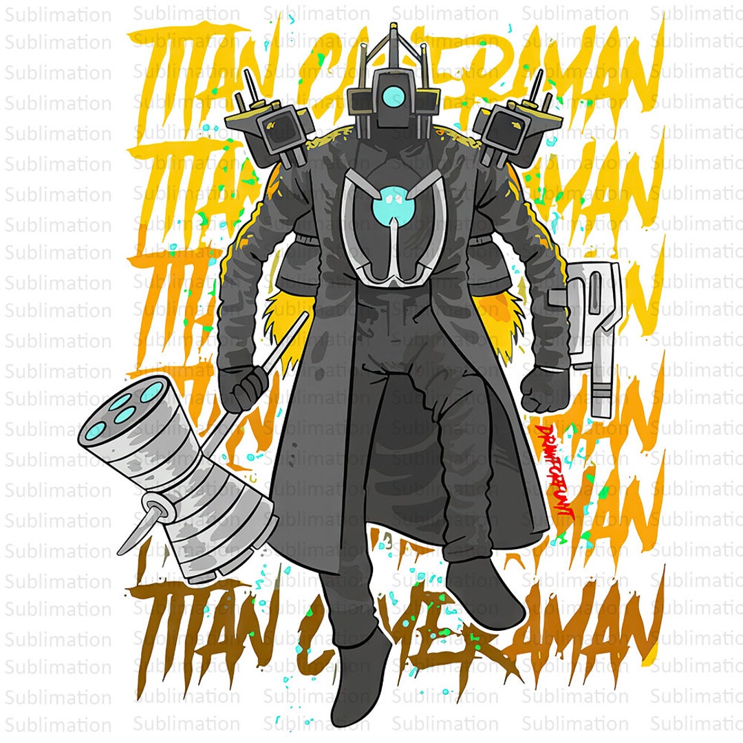 Skibidi Toilet titan camarógrafo sublimación png - Etsy España