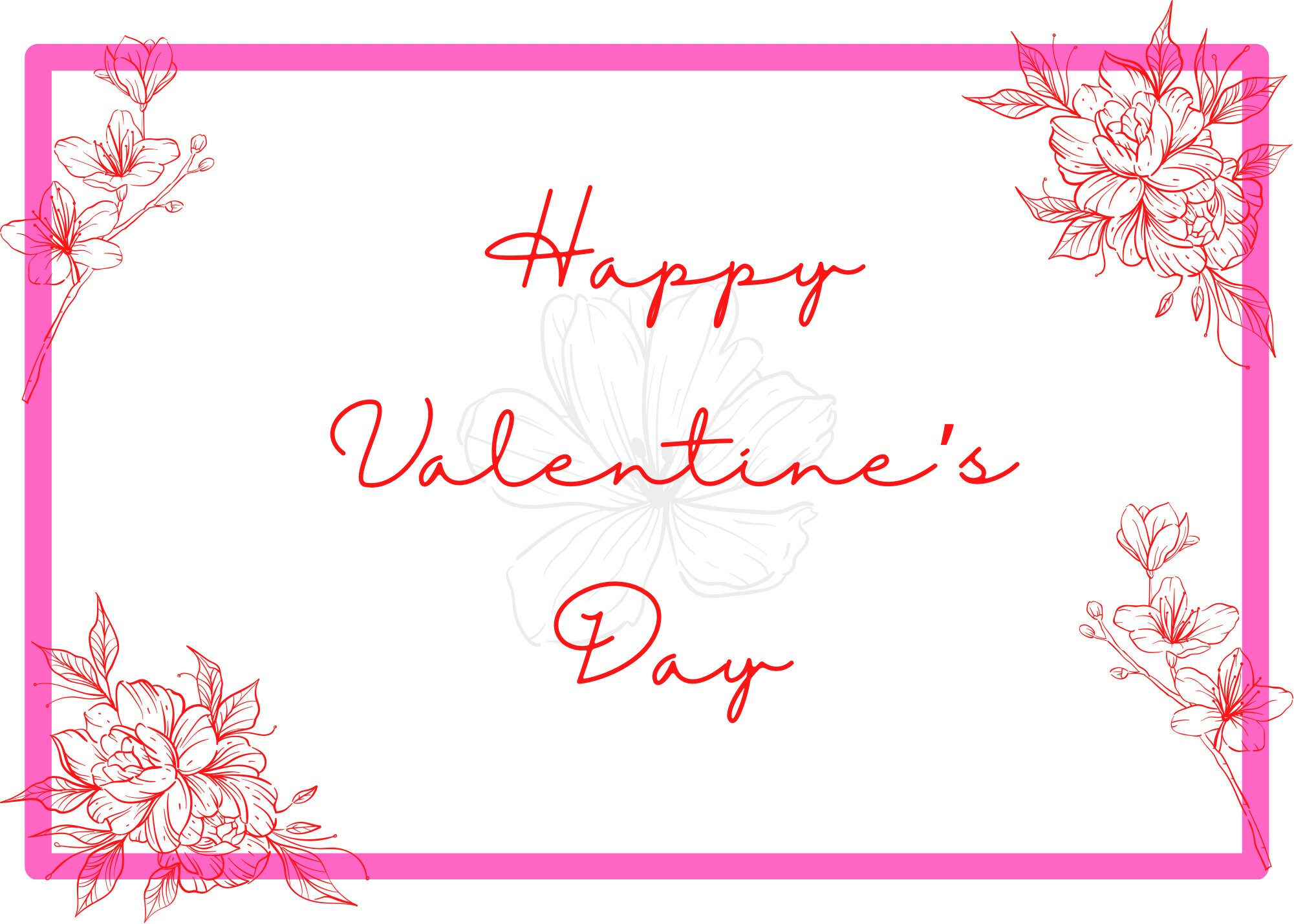 Digital Valentine’s Day Card, Printable Valentine’s Day Card - Etsy