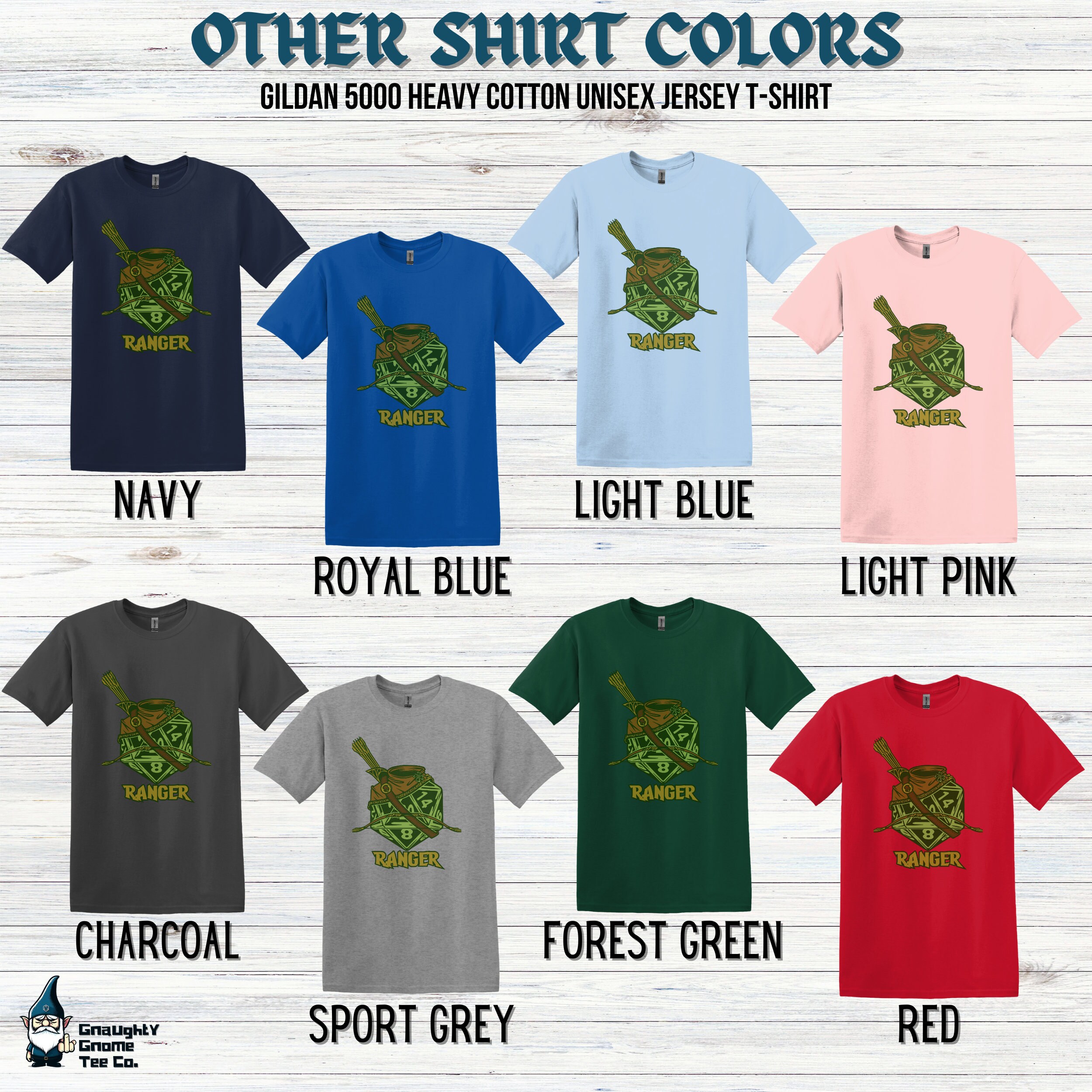 Dnd RANGER Tshirt A D20 Tshirt for Rangers From Dnd BG3 - Etsy