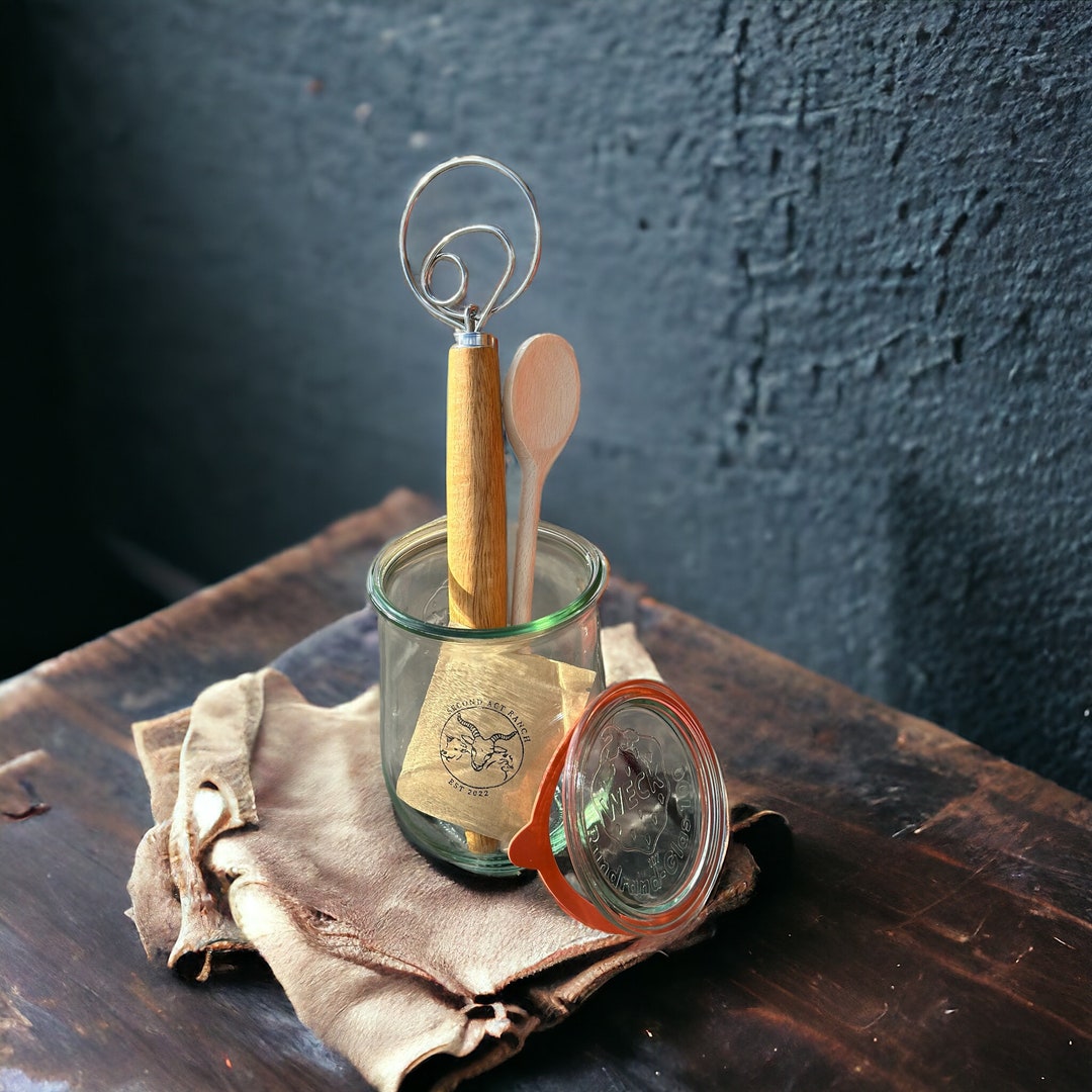 Basic Sourdough Starter Kit With Weck Tulip Jar, San Francisco 150 Year ...