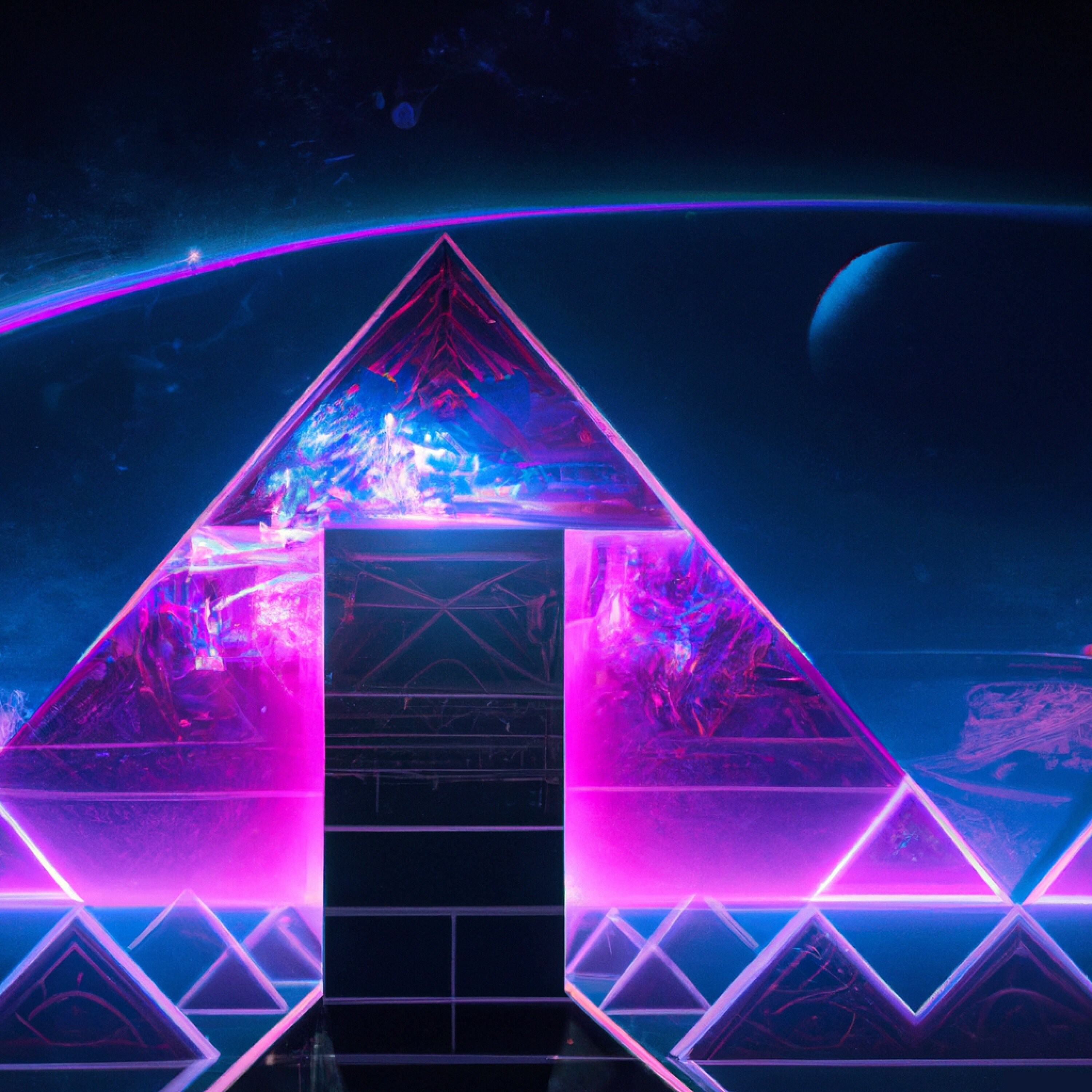 New Luxor VI - Digital Art - Deep Space - Pyramid - Space - Galactic ...