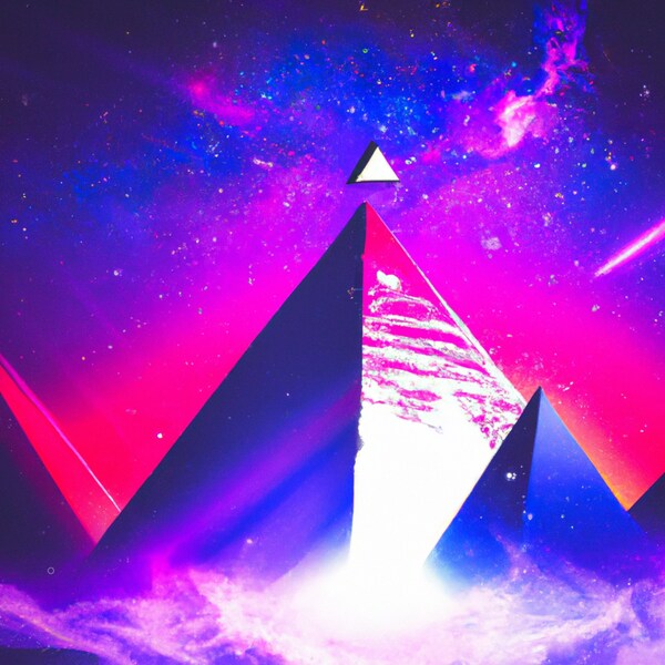 Synthwave Space Art - Etsy