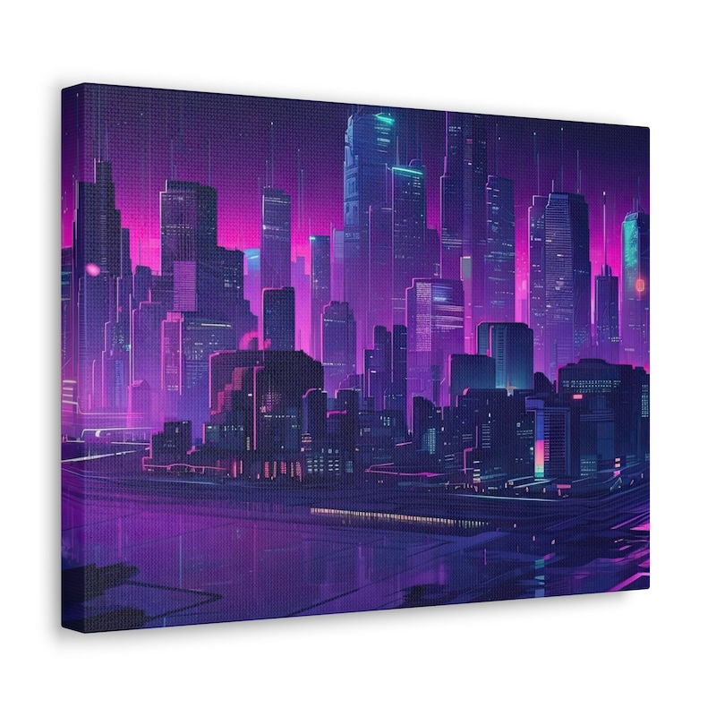 Cyberpunk Wall Art - Etsy