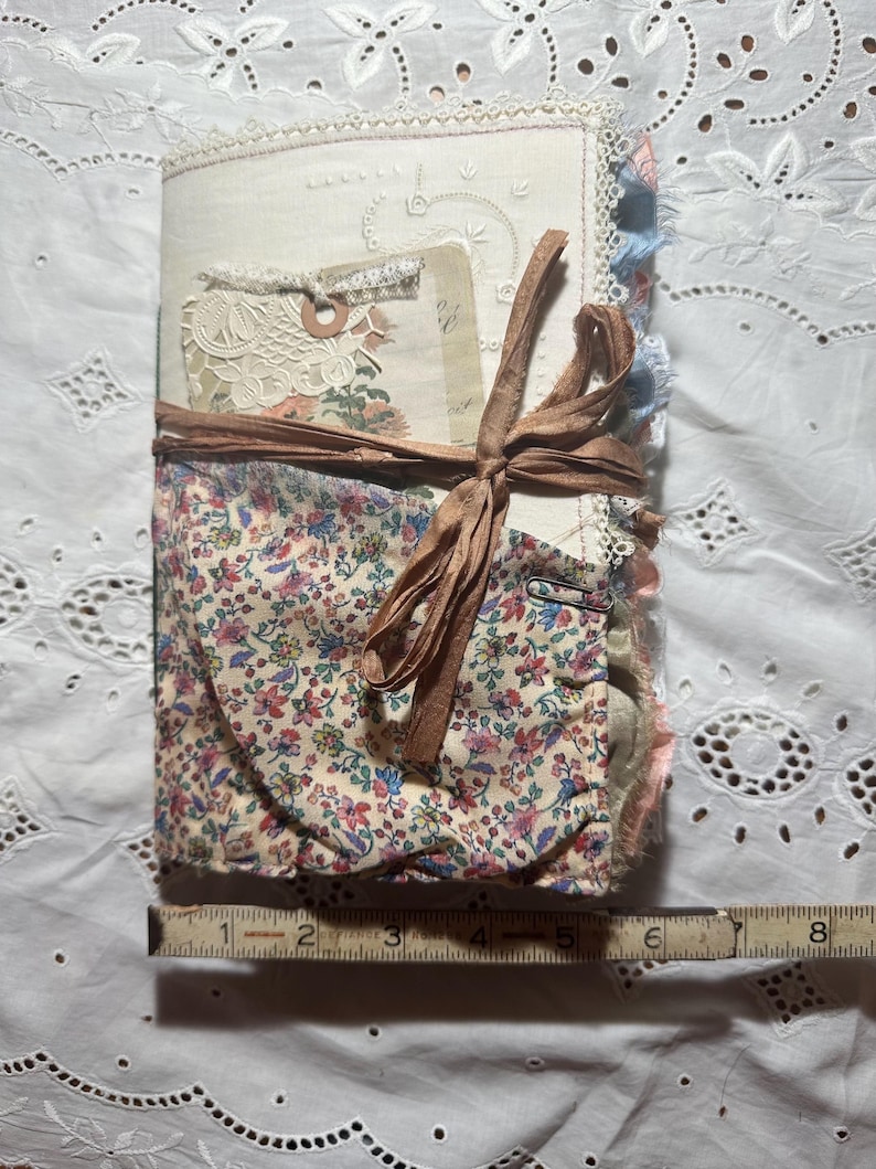 Handmade Junk Journal With Floral Theme - Etsy