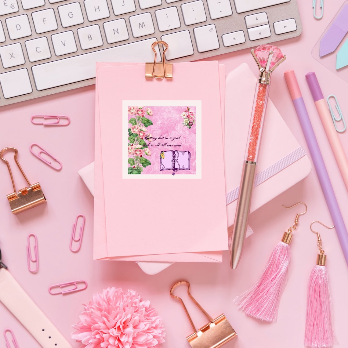 Book Lovers Printable Stickers, Cute Stickers, Stickers for Book Lovers ...