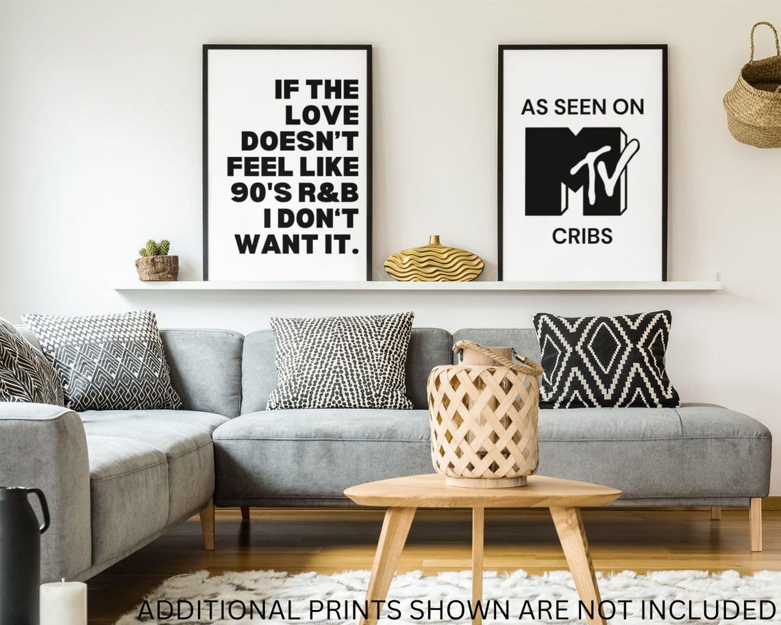 90s Rnb Art, Rnb Wall Art, Rnb Poster, 90s Wall Art, If Love Doesn't ...