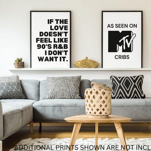 90s Rnb Art, Rnb Wall Art, Rnb Poster, 90s Wall Art, If Love Doesn't ...