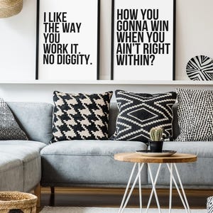 No Diggity Art Print, Rap Lyric Art Print, Rap Poster, Rap Art Print ...