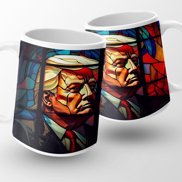 Trump Stained Glass - Etsy