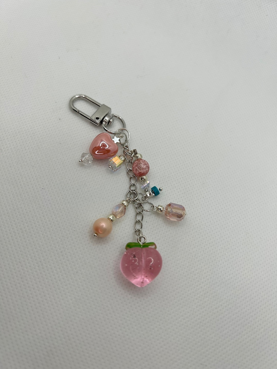 Princess Peach Inspired Keychain - Etsy