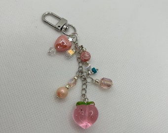 Princess Peach Charm/ Keychain ||| Princess Peach Gift, Mario ...