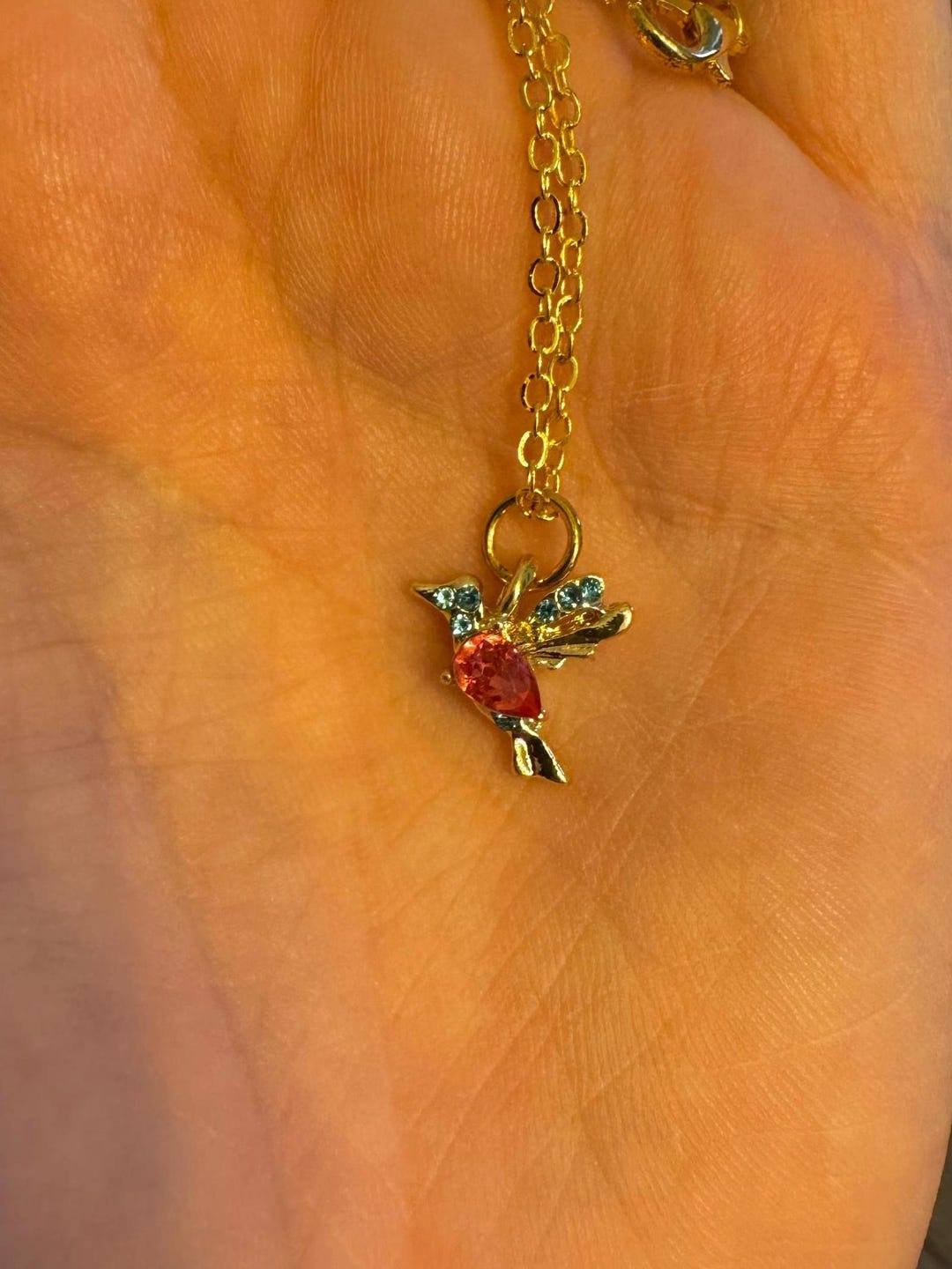 Hummingbird Necklace - Etsy