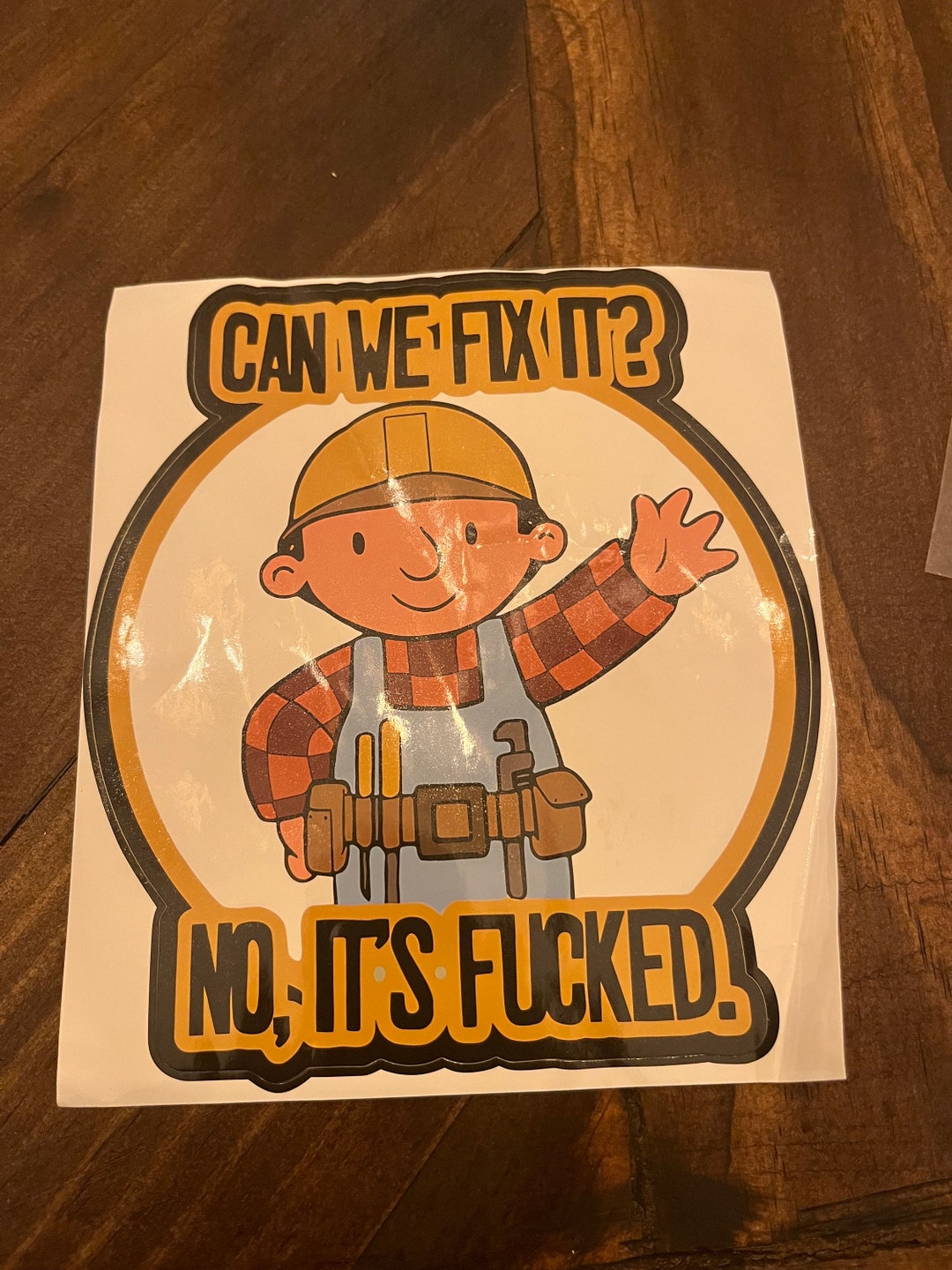 Bob the Builder Sticker - Etsy