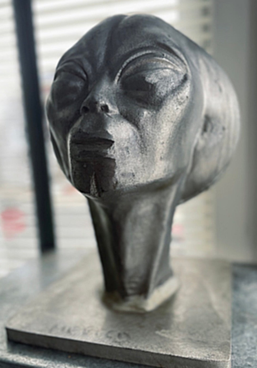 Gray Alien Head Mannequin Statue UFO ALIEN Figure - Etsy