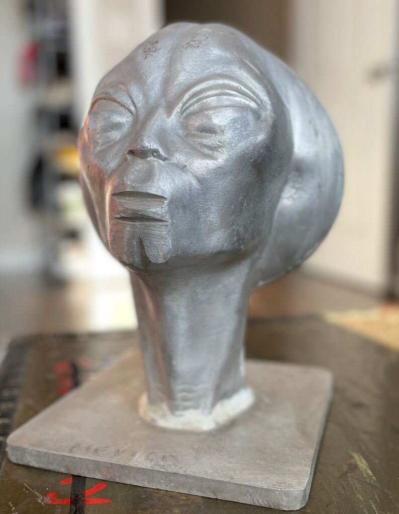 Gray Alien Head Mannequin Statue UFO ALIEN Figure - Etsy