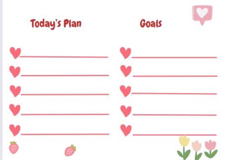 Printable and Editable to Do List Template for 2 Pcs - Etsy