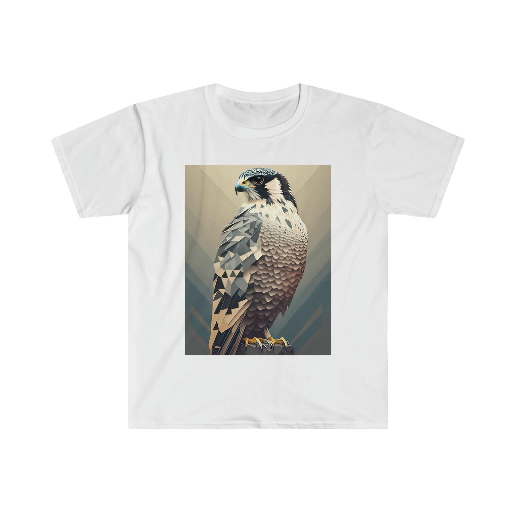 Great Peregrine Falcon - Peregrine Falcon Shirt, Geometric Falcon Shirt ...