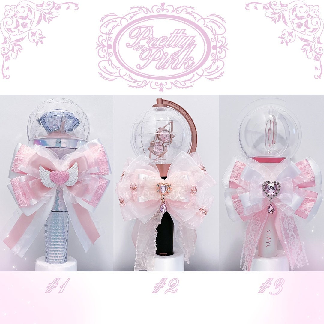 Pretty in Pink Collection Lightstick Bows - Etsy