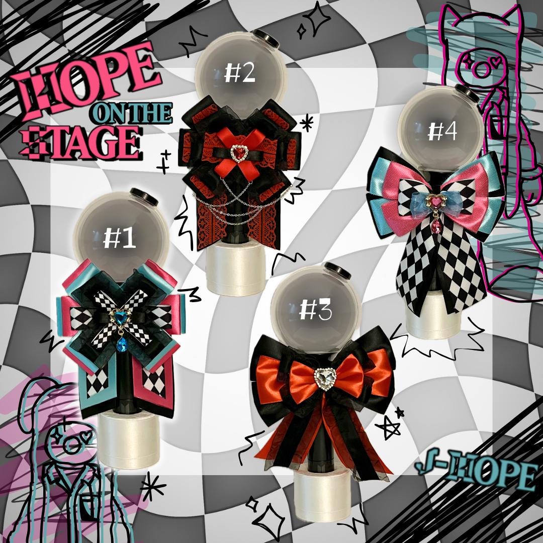 Hope on the Stage Tour Lightstick Bows - Etsy