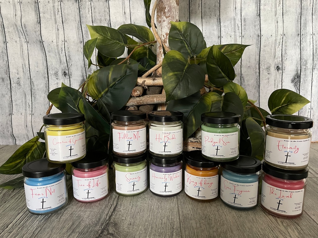 4 Oz Christian and Inspirational Candles for Those You Love! - Etsy