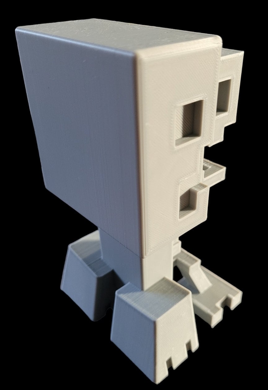 Anatomy of the Creeper Figurine Minecraft Mob TNT - Etsy