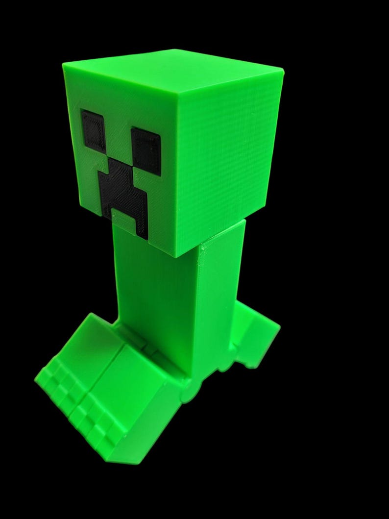 Articulated Creeper Figurine - Minecraft Mob - Gaming Gift - Etsy