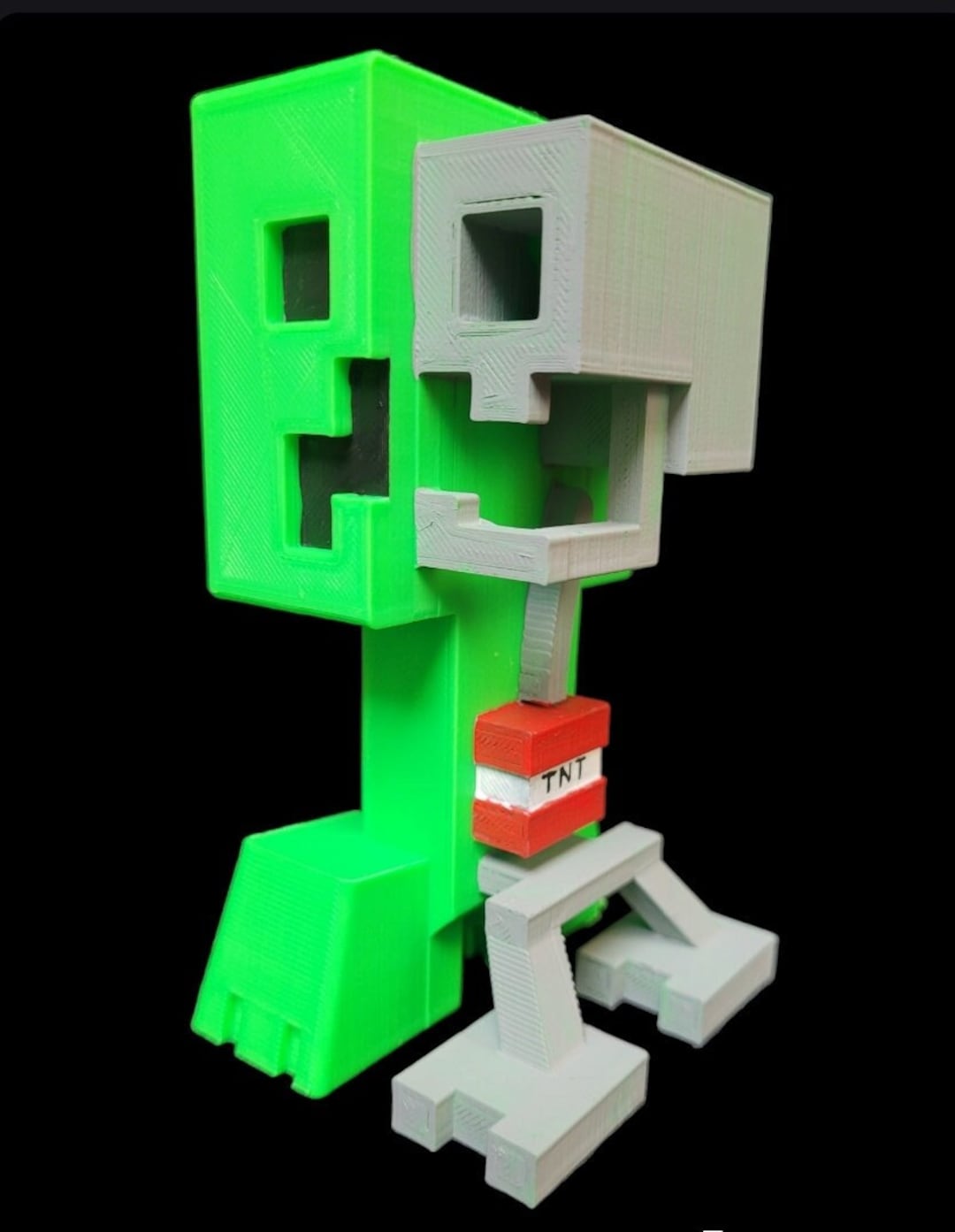 Anatomy of the Creeper - Figurine - Minecraft Mob - TNT - Skeleton - Etsy