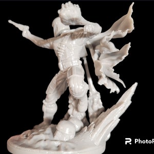 Mandalorian Figurine-flamethrower Pose-jetpack-100mm-paintable ...