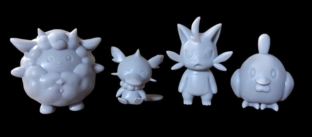 Palworld Figurines-resin Printed-paintable-collectible-fuack-cattiva ...