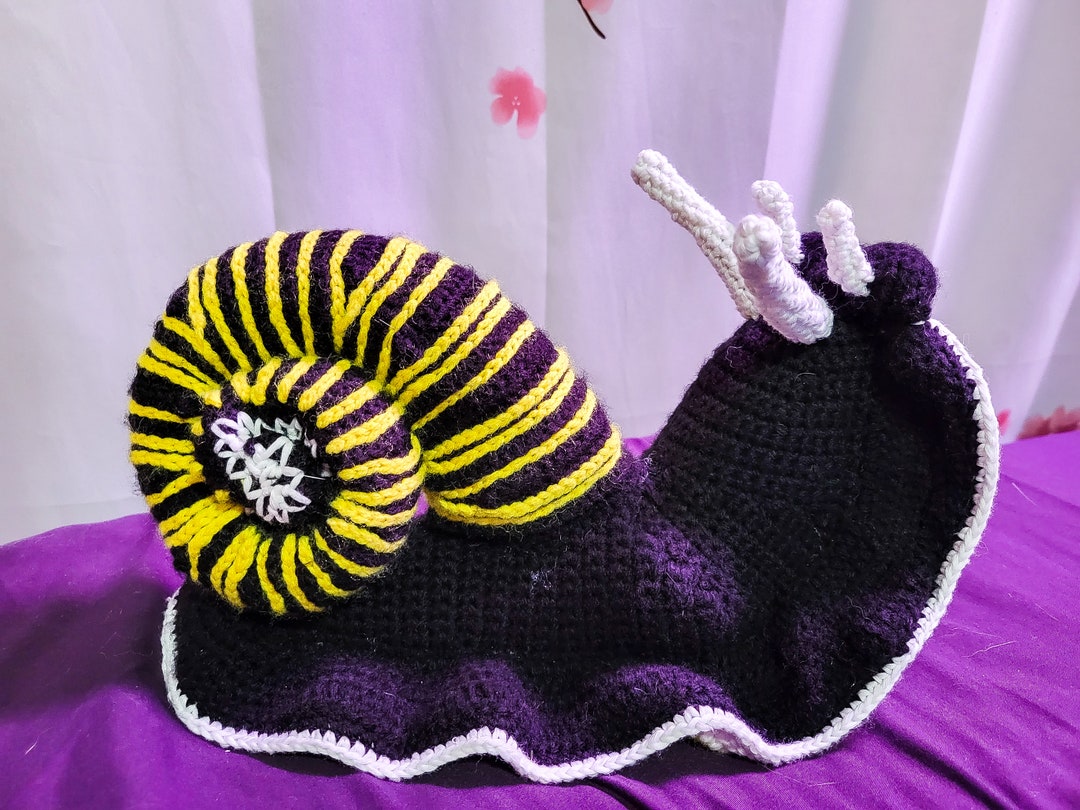 Giant Land Snail Stuffie With Round Shell and Partial Glow in - Etsy