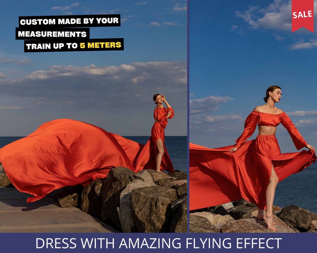 Flying Dress for Photoshoot Flying Satin Dress for Photoshoot for Bride ...