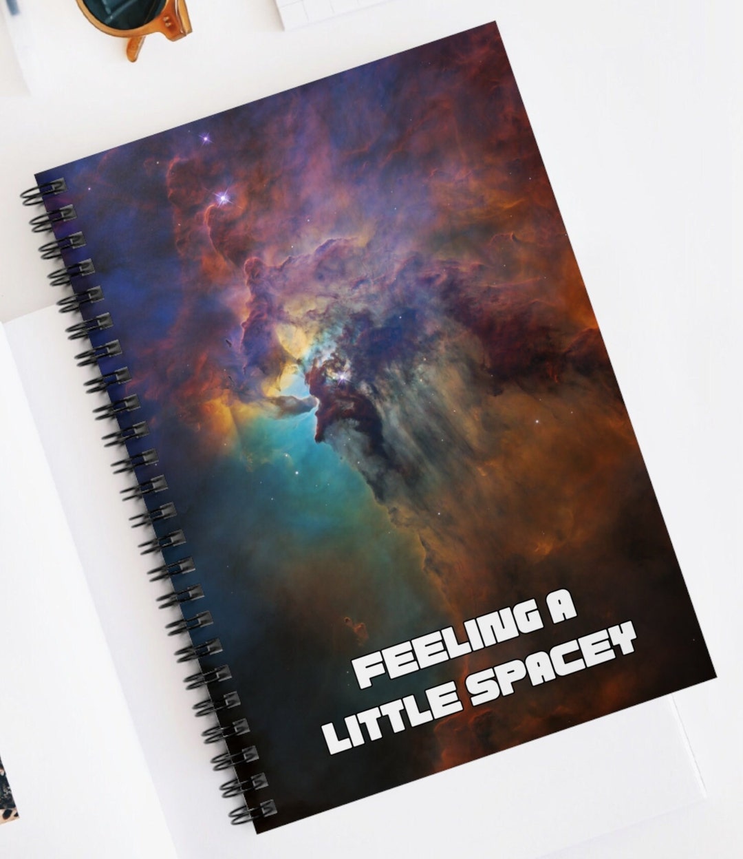 Lagoon Nebula Notebook - Sci Fi Spiral Journal Outer Space Galaxy ...