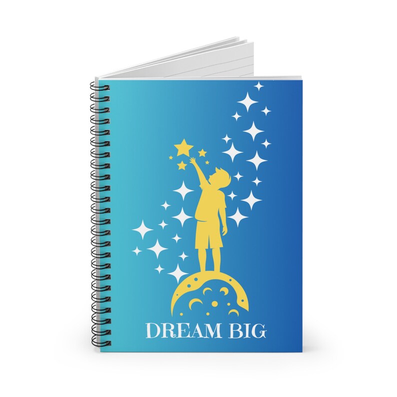 Dream Big Notebook - Spiral Ruled Line Journal Diary Note Pad ...
