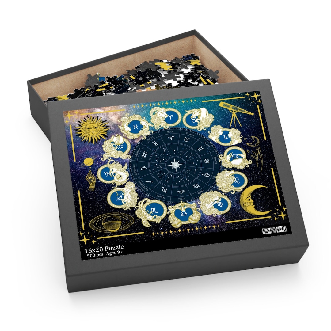 Signs of the Zodiac Puzzle (120, 252, 500-piece) - Star Map ...