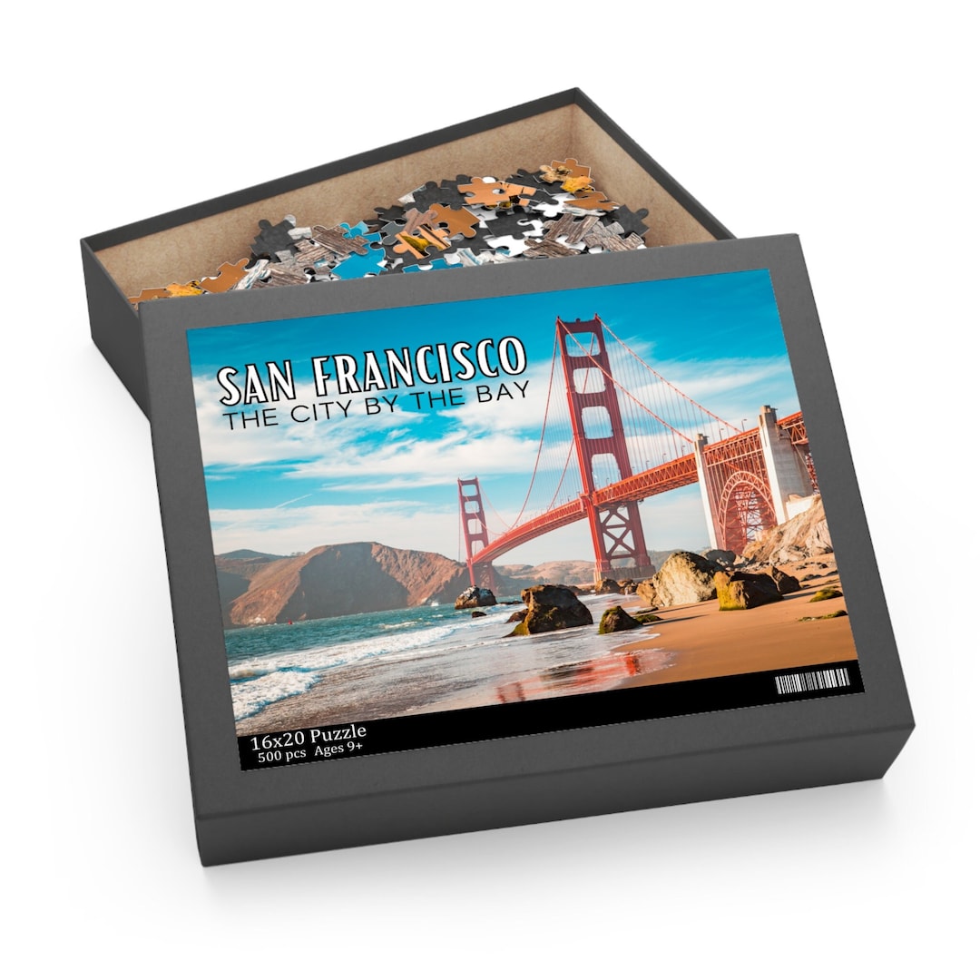 Golden Gate Bridge Puzzle (120, 252, 500-piece) - San Francisco City by ...